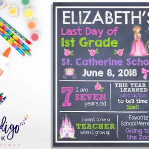 Last Day of School Poster DIGITAL DOWNLOAD | Graduation Sign | Last Day ...