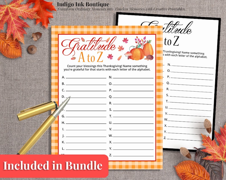 Thanksgiving Games Printable Bundle 5 Thanksgiving Party | Etsy