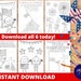 Memorial Day Coloring Pages INSTANT DOWNLOAD | Patriotic Coloring ...