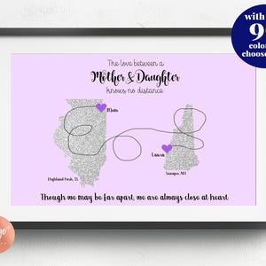 Custom Fathers Day Gift for Dad From Kids | Customized Map Print From ...