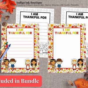 Kids Thanksgiving Games Printable Bundle | 5 Thanksgiving Party ...