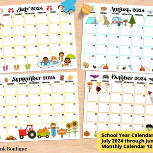 School Calendar July 2024 Thru June 2025 Calendar | Monthly Calendar ...