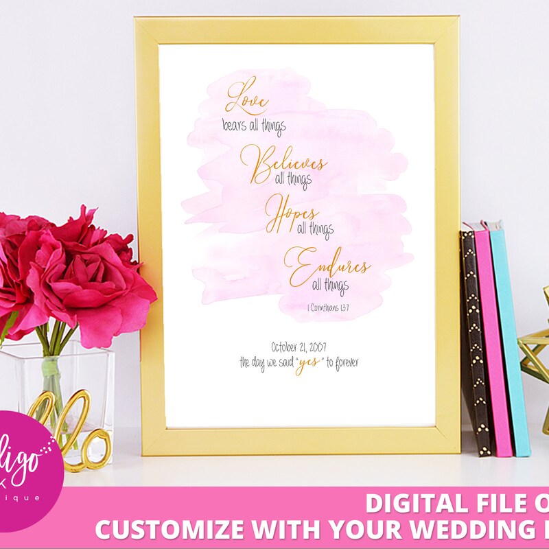 1 Corinthians 13 7 - Etsy