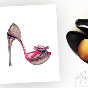 High Heels Wall Art | Closet Print | DIGITAL Artwork | High Heel Print ...