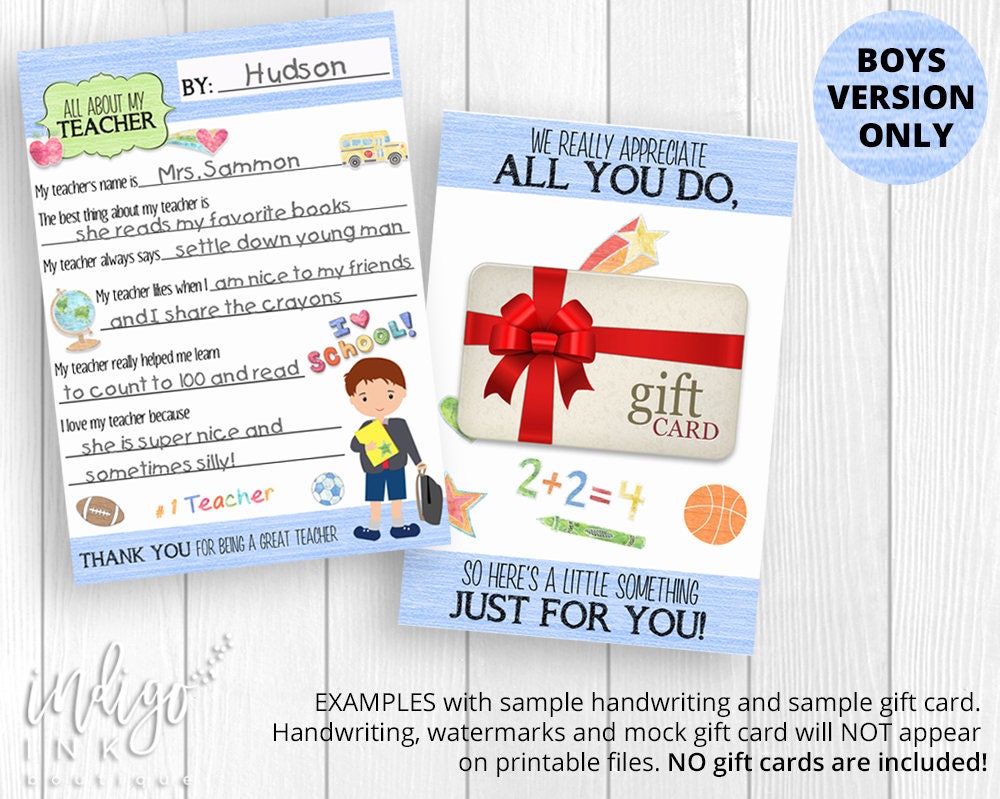 Teacher Appreciation Gift End of Year Gift Teacher Gift | Etsy