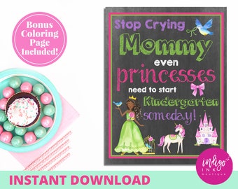 Stop Crying Mom Back to School Photo Prop First Day of - Etsy