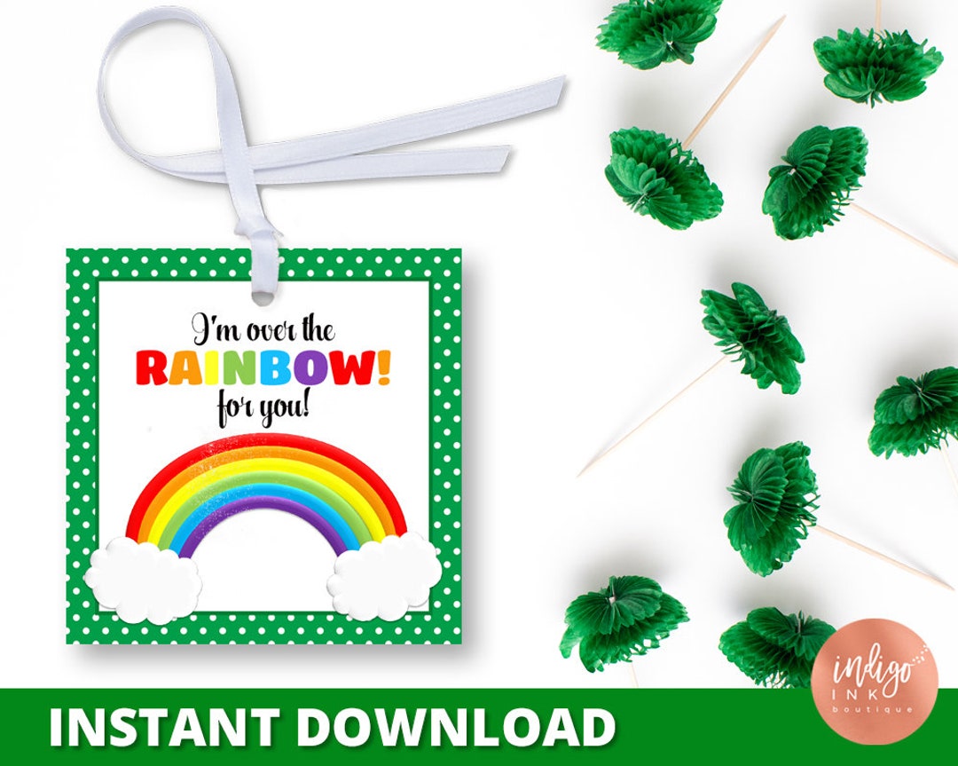 St Patrick's Day Tag | St Pattys Day Favor Tag | St Patty's Day School ...