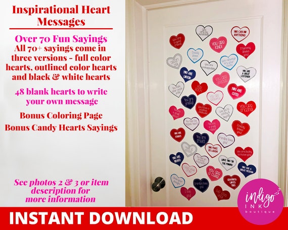 Positive Messages for Kids INSTANT DOWNLOAD | Affirmation Cards Gift ...