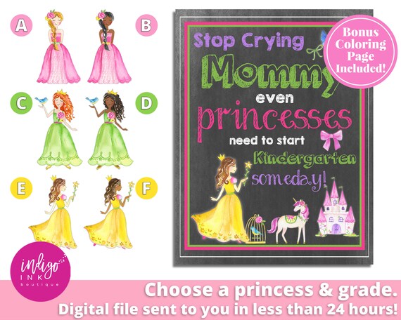 First Day of School Chalkboard Sign DIGITAL DOWNLOAD | Back to School ...