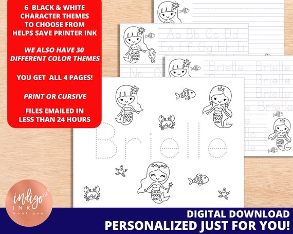 Handwriting Worksheet DIGTIAL | Name Writing | Homeschool Printable ...