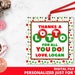 Lottery Gift Tag PERSONALIZED Christmas Gift Tag Coworker - Etsy
