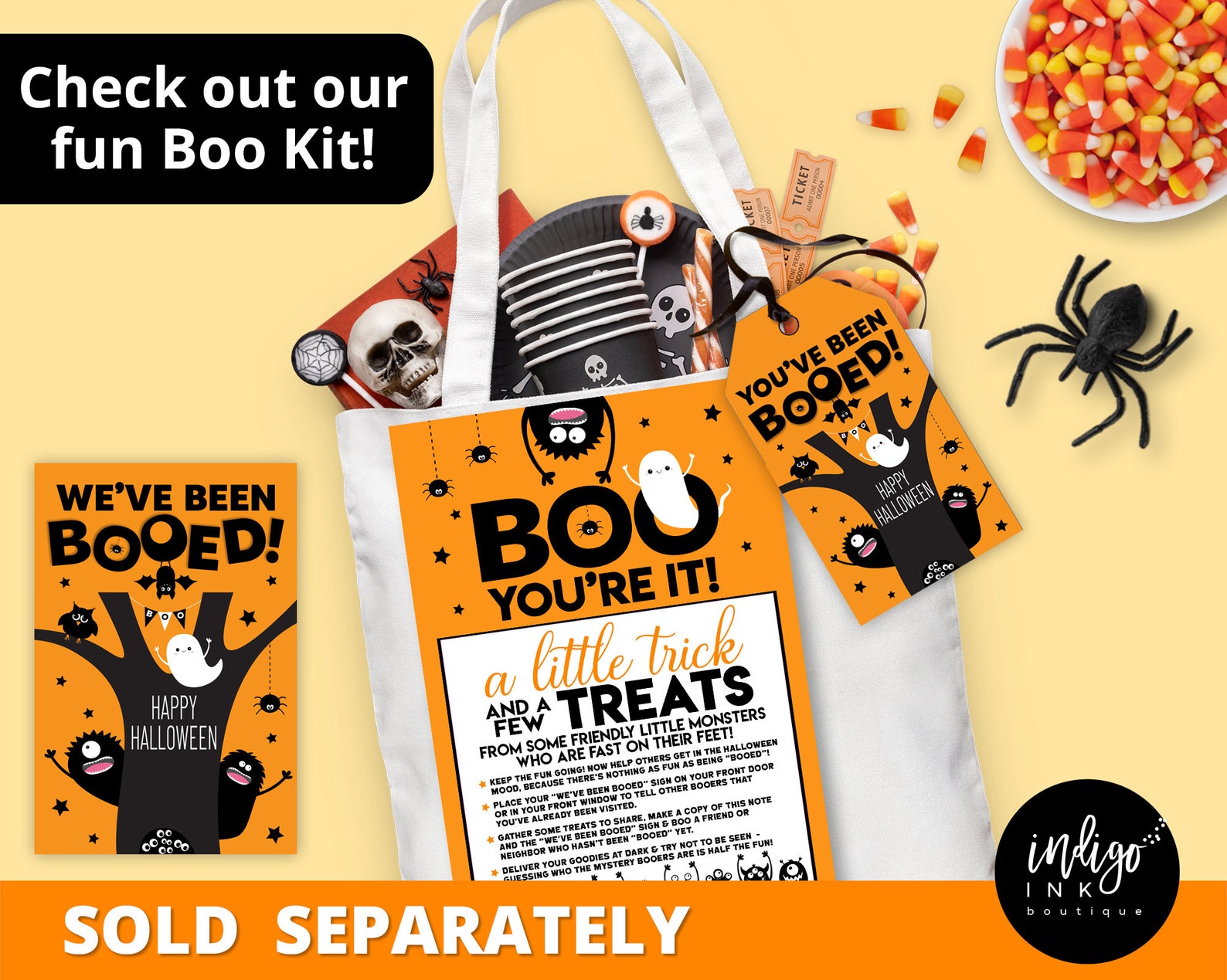 Monster Bag Toppers | Halloween Printable Monster Tags | Halloween Bag ...