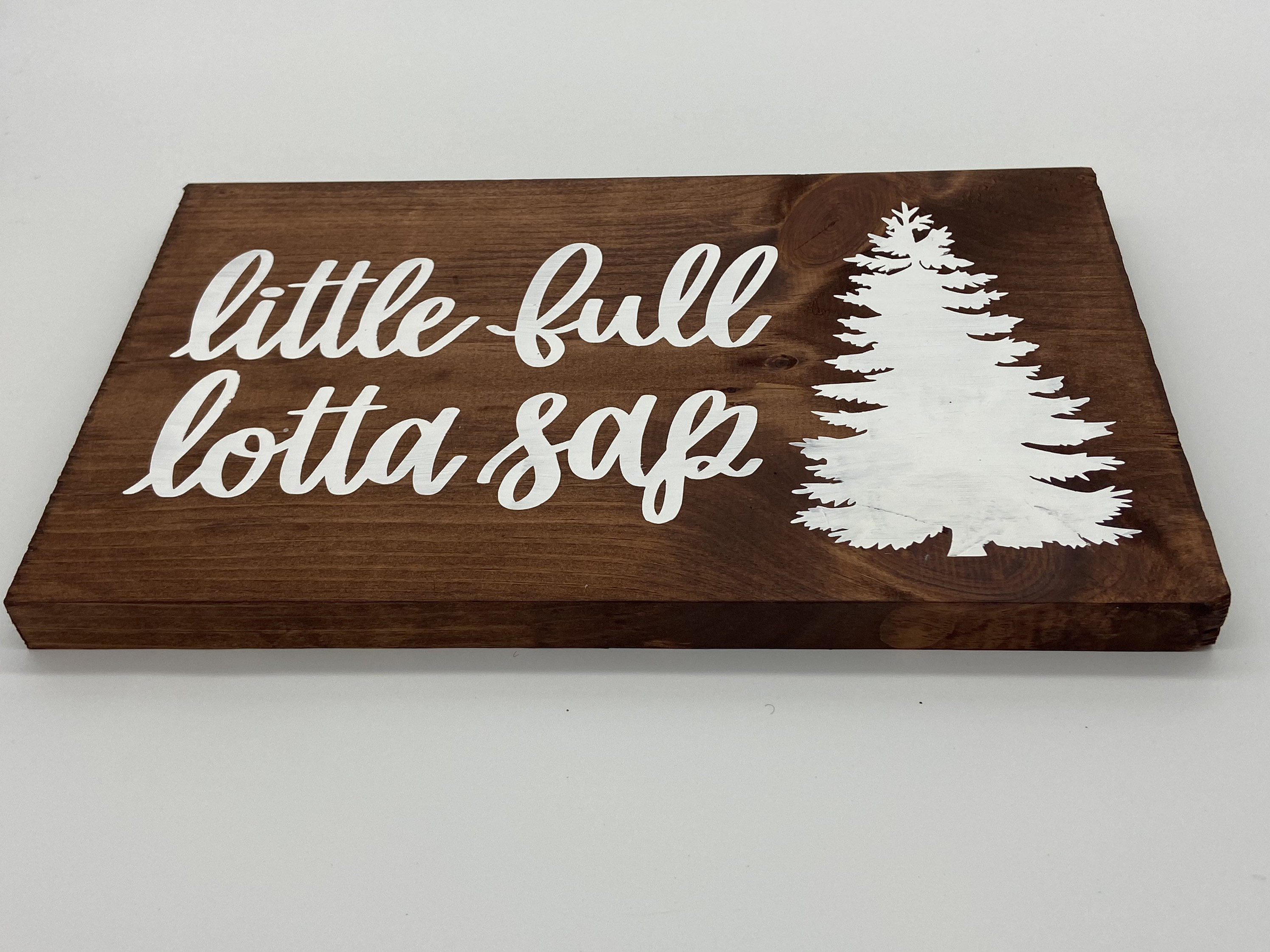 Little Full Lotta Sap Christmas Vacation Funny Wooden Sign - Etsy