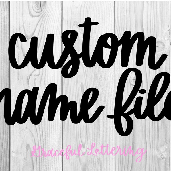 Cursive Name Png - Etsy