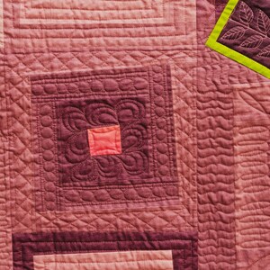 Homemade Modern Quilt - "ombre Hombre" - Etsy