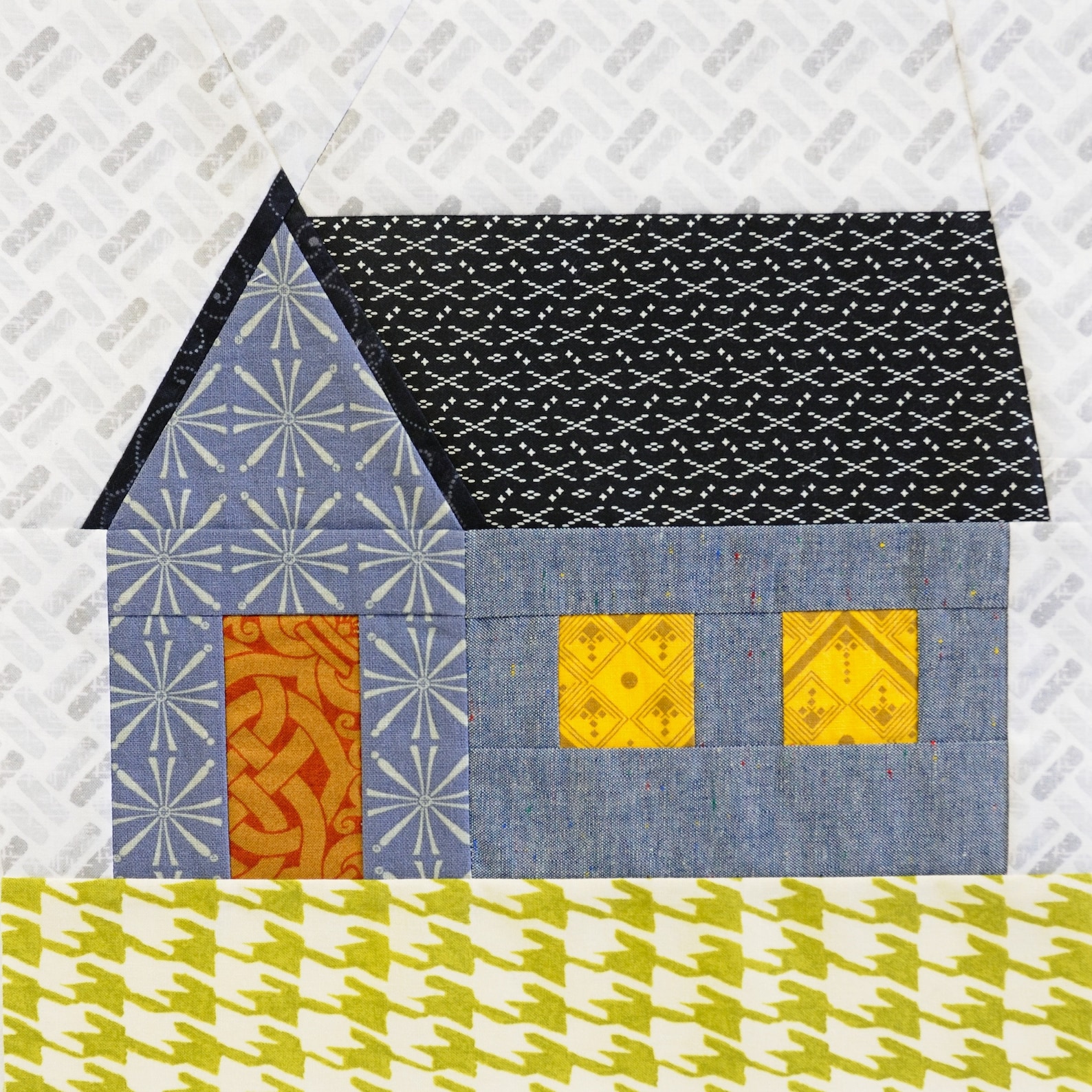 Gabled House Paper Piecing Pattern Digital Download - Etsy