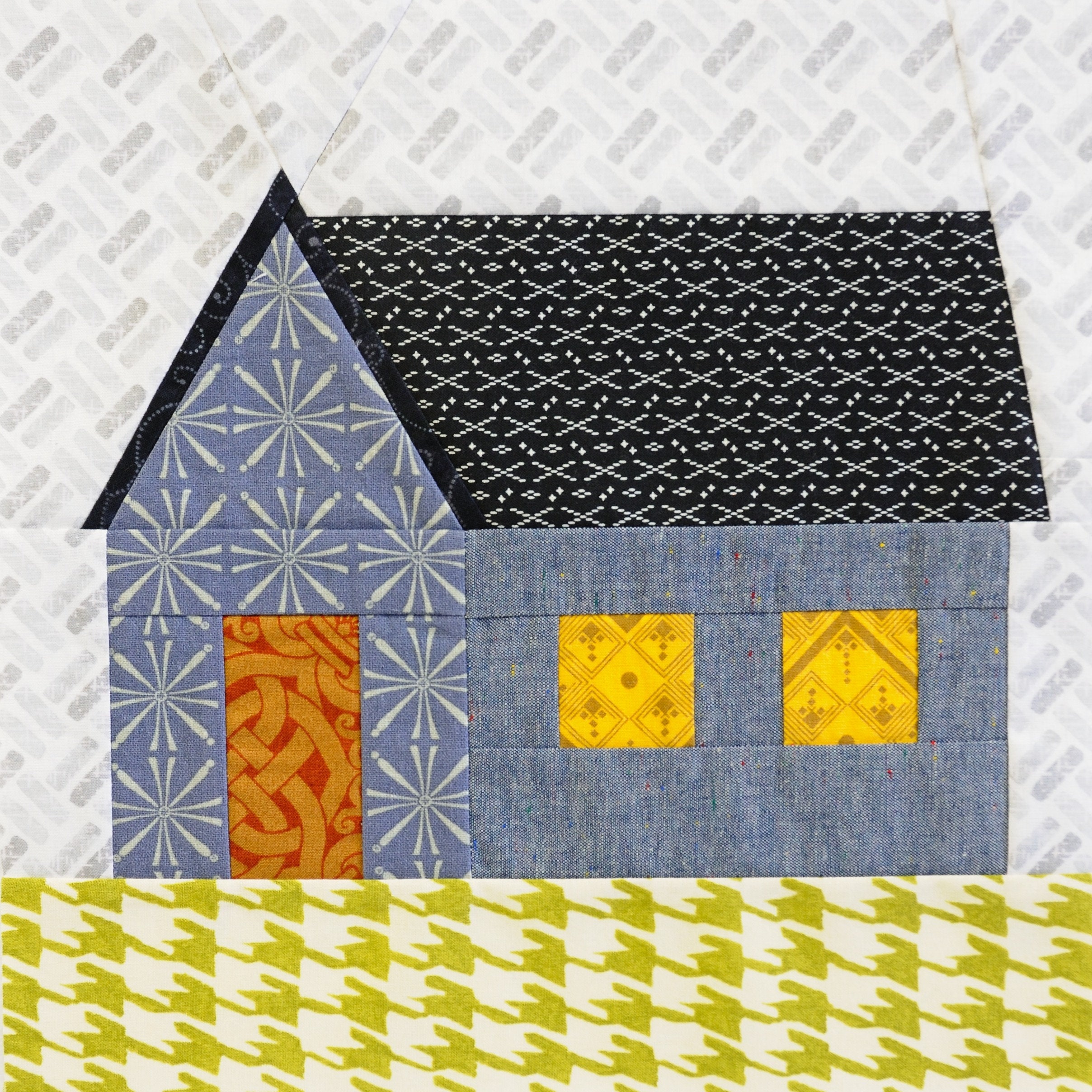 Gabled House Paper Piecing Pattern Digital Download - Etsy