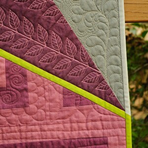 Homemade Modern Quilt - "ombre Hombre" - Etsy