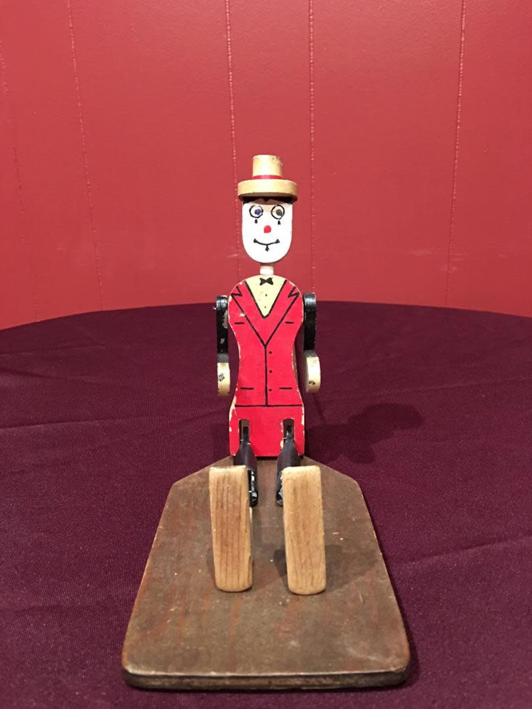 Vintage Clog Dancer Puppet Blk/wht Light Paddle - Etsy