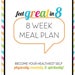 8 Week Meal Plan - Etsy