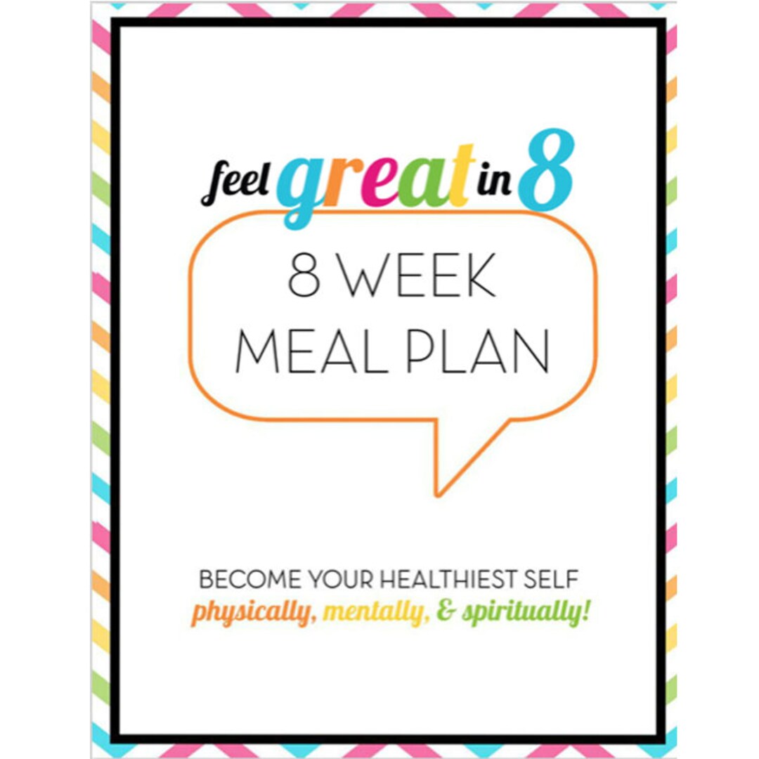 8 Week Meal Plan - Etsy