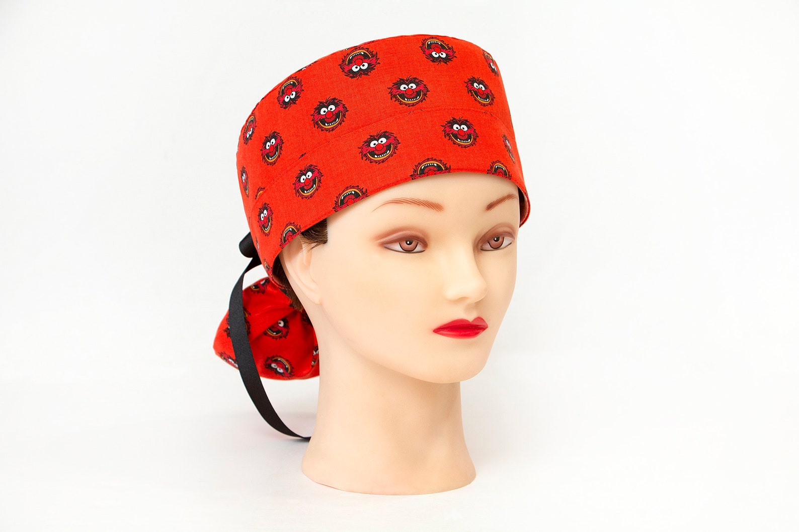 ANIMAL - Muppet Head Boy Cap Ponytail Scrub Hat - Etsy