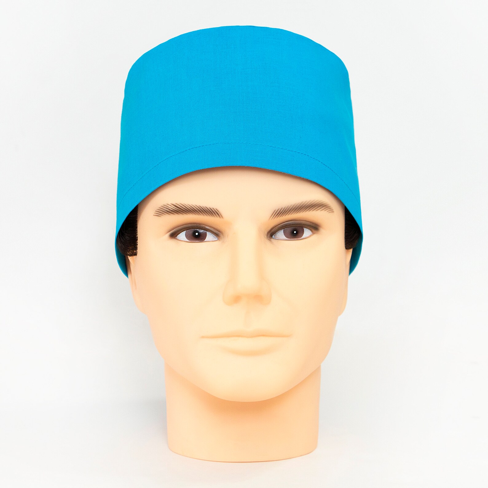 All Blue Cotton Men's Style Scrub Hat - Etsy