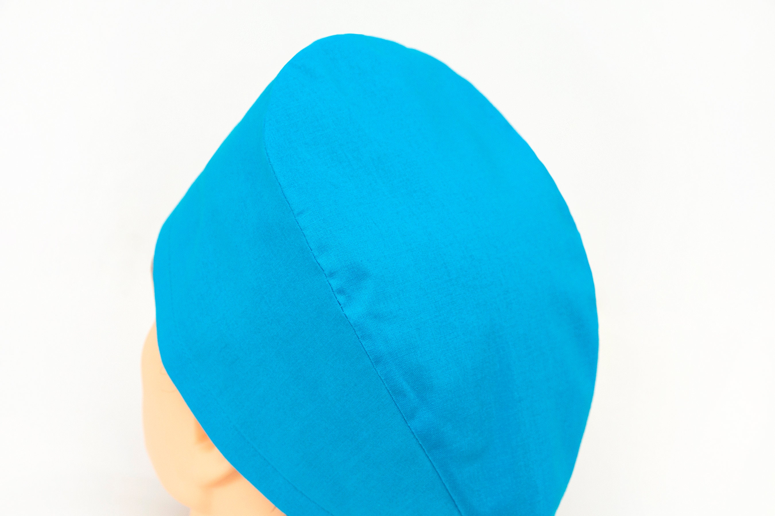 All Blue Cotton Men's Style Scrub Hat | Etsy