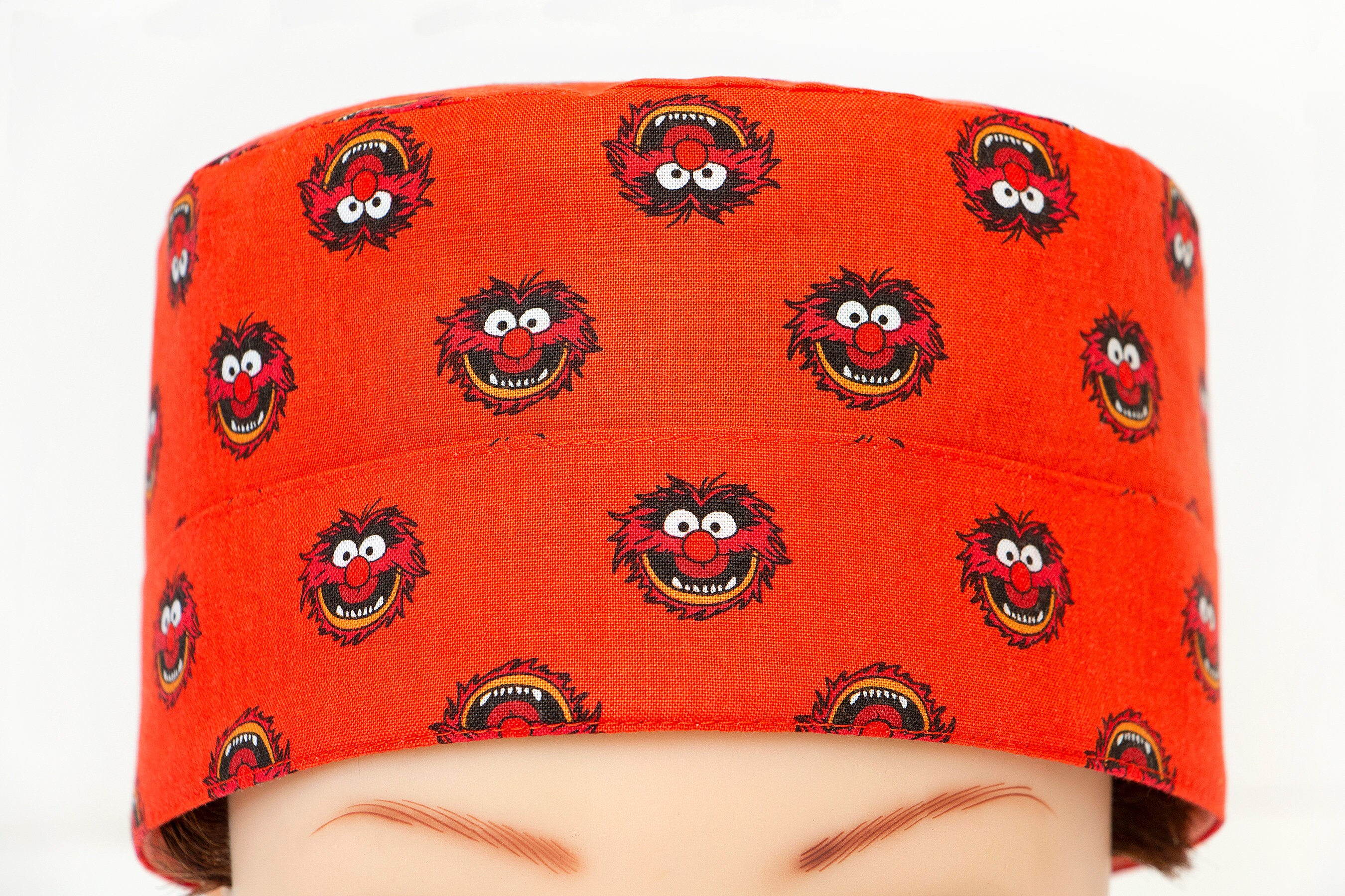ANIMAL - Muppet Head Boy Cap Ponytail Scrub Hat - Etsy