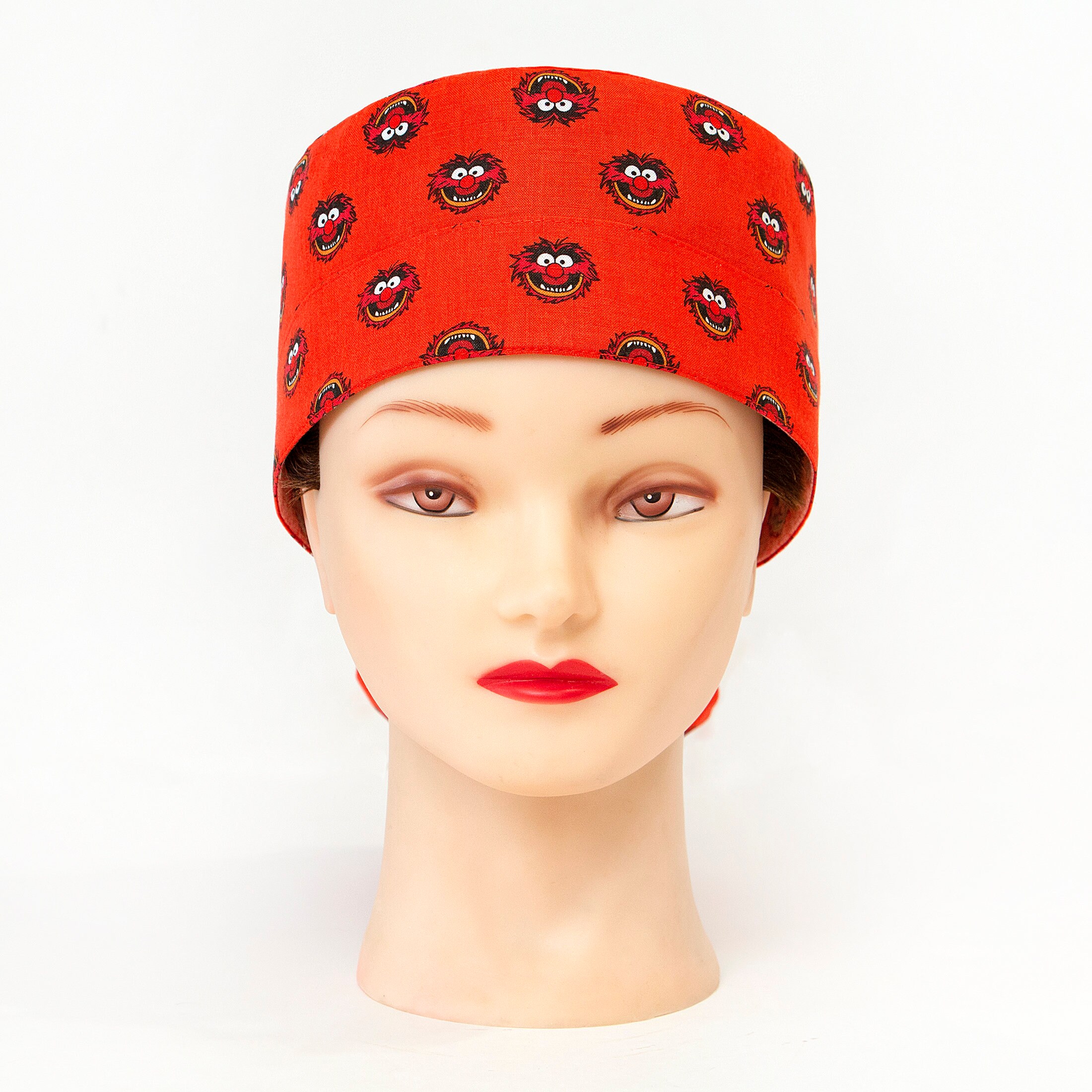 ANIMAL - Muppet Head Boy Cap Ponytail Scrub Hat - Etsy