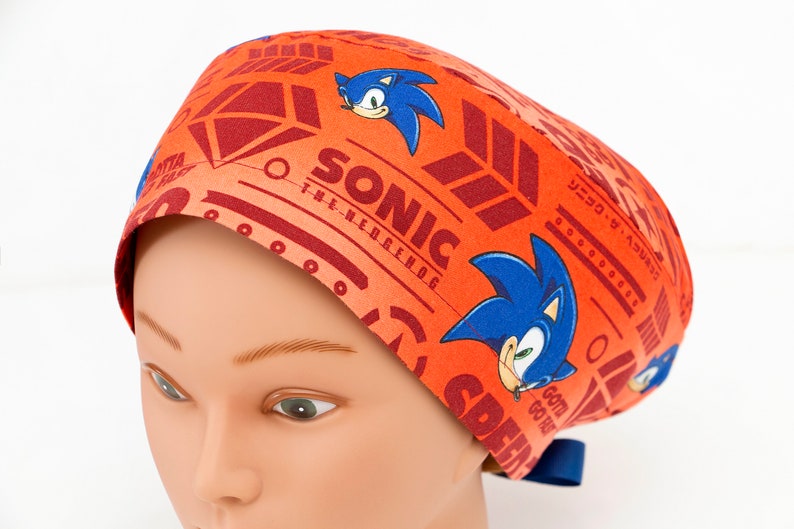 Sonic the Hedgehog Pixie/euro Style Scrub Hat - Etsy