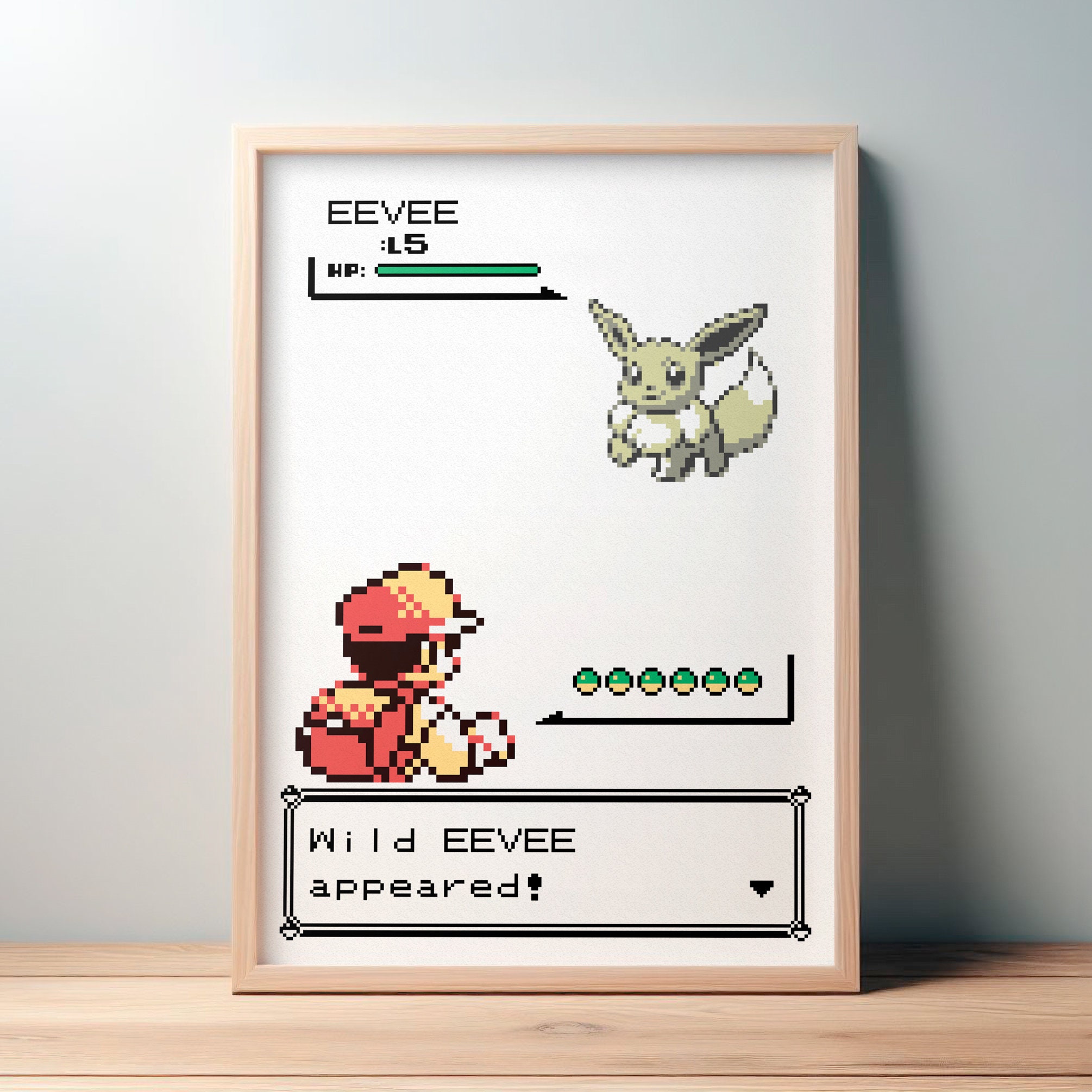 CUSTOM POKEMON Battle Printable Poster, Printable, Wall Art, Decor ...