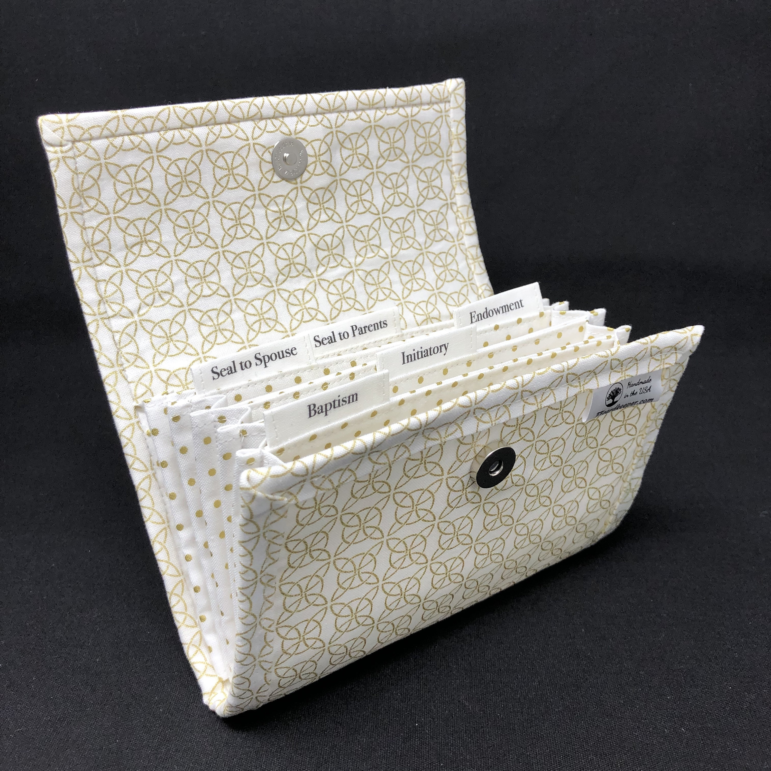 LDS Family File Card Keeper Celtic Knot on White - Etsy