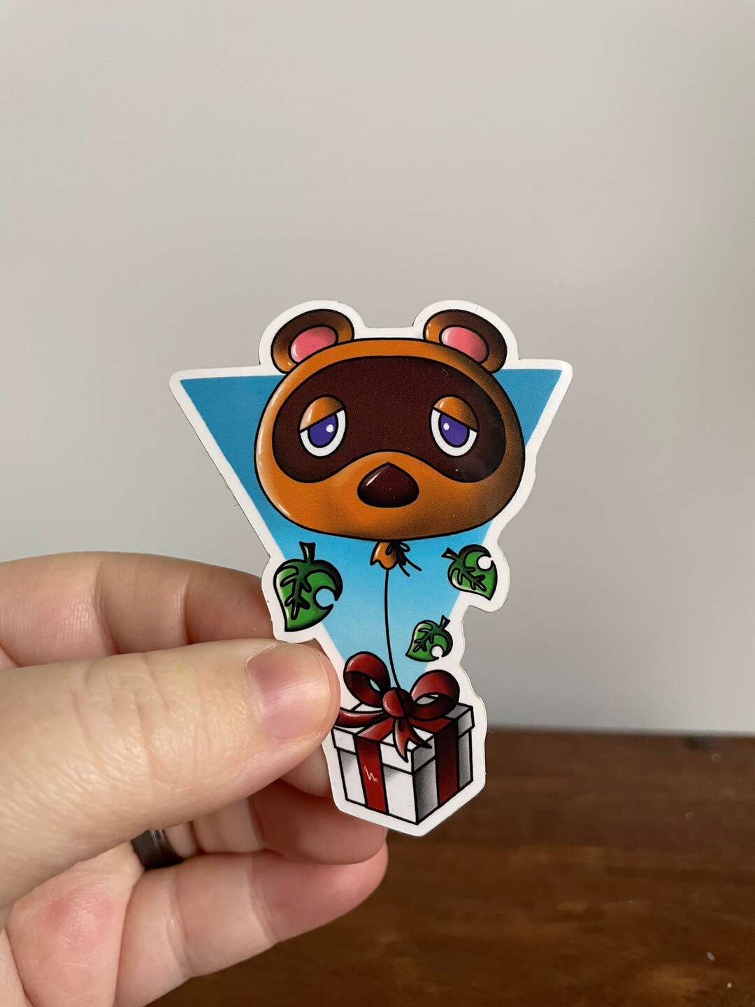 Tom Nook Balloon- Vinyl Sticker. - Etsy