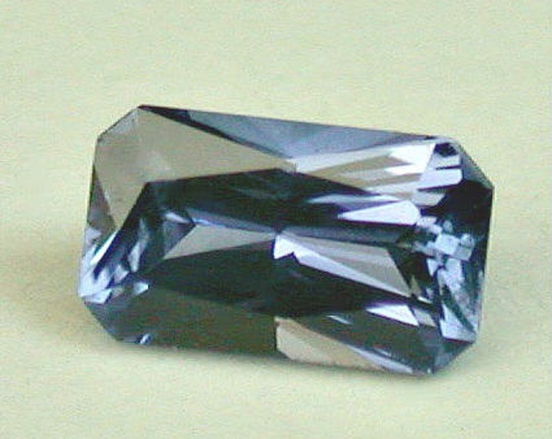 VINTAGE YOGO Blue SAPPHIRE Faceted Montana Gemstone Barion Ec 0.32cts ...