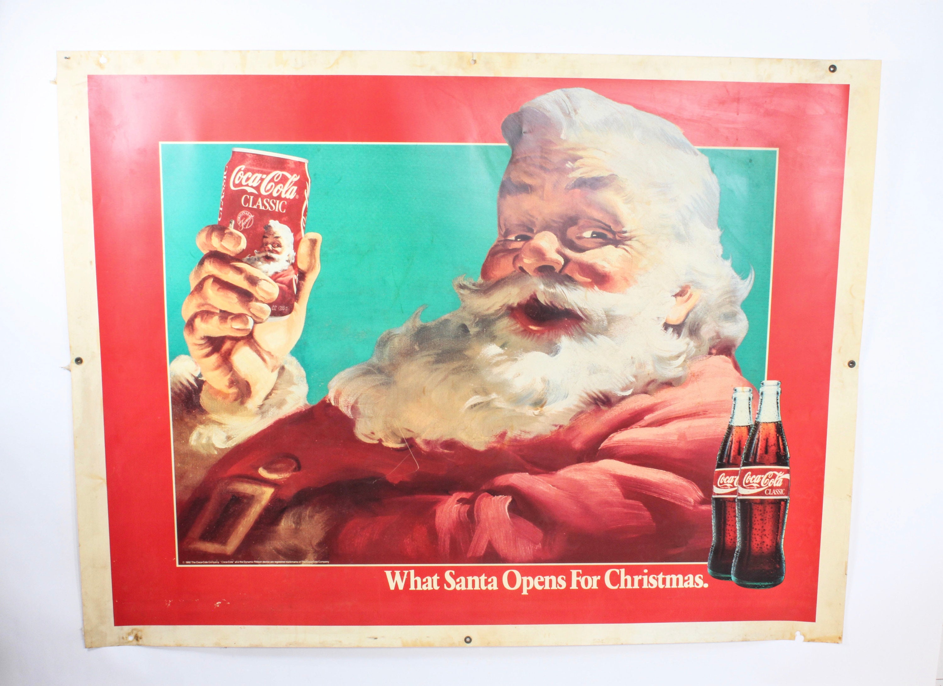 Vintage Coca Cola Santa