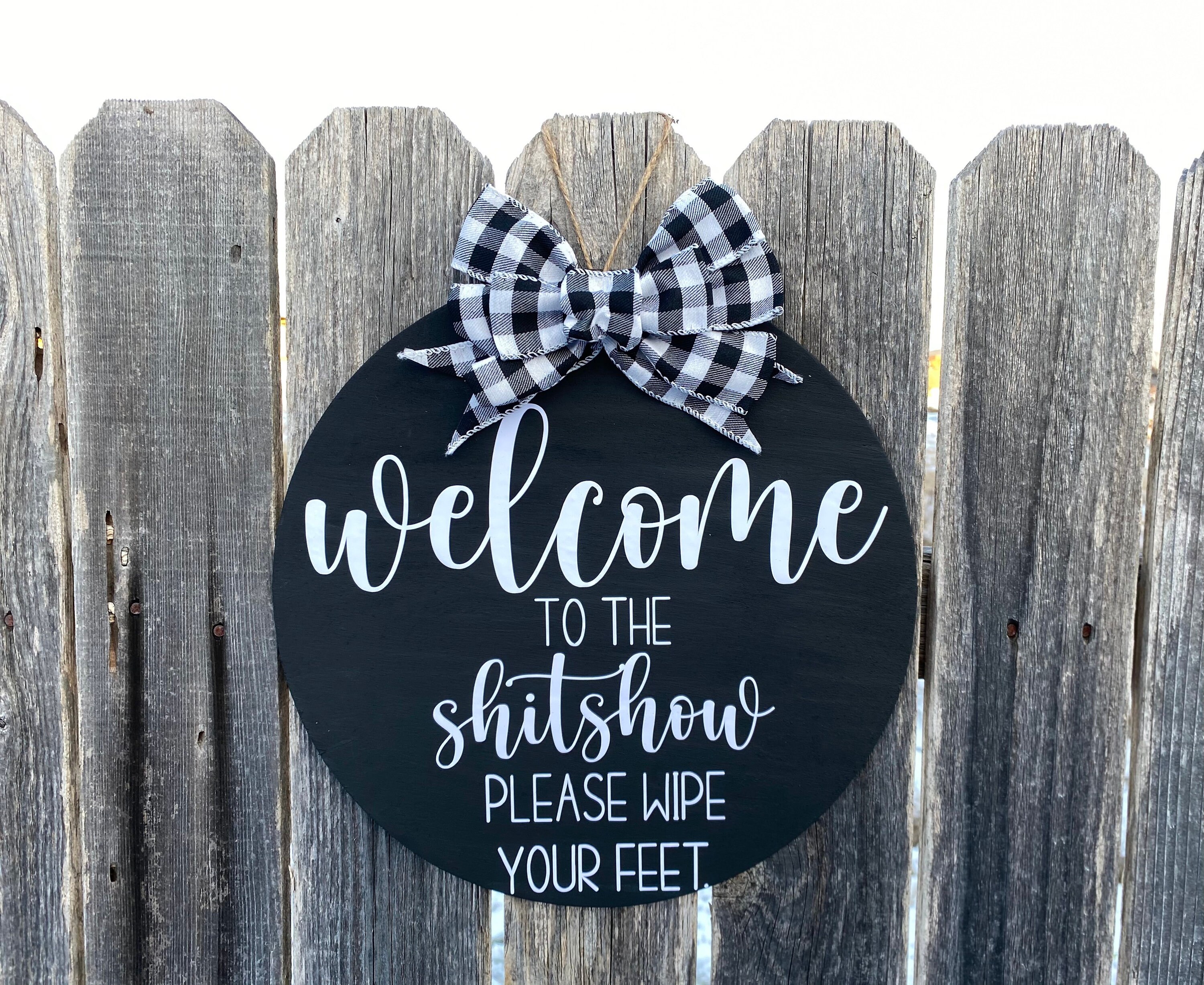 Front Door Welcome Sign Welcome Sign Welcome to the | Etsy