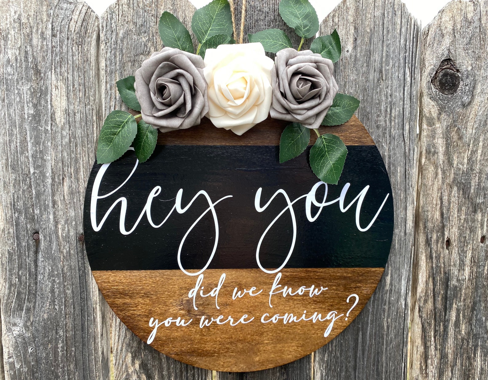 Welcome-front Door Sign Welcome-ish-door Hanger Hey You | Etsy