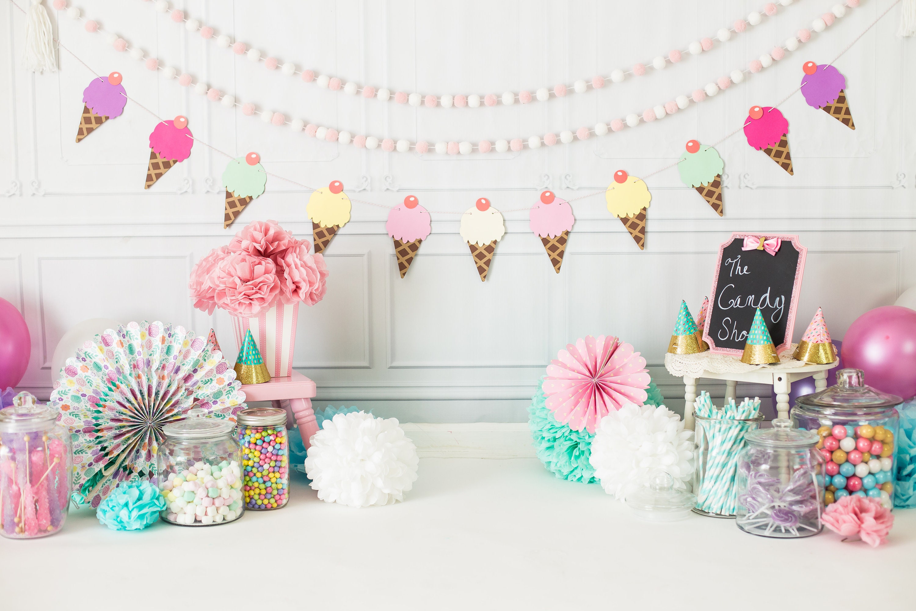 Candy Shop Backdrop - Etsy