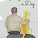 Father's Day Card for Dog Grandpa Dog Grandpa Card Dog Papa Card Yellow ...