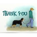 Beautiful Thank You Card Featuring Dog Thank You Card for Dog | Etsy