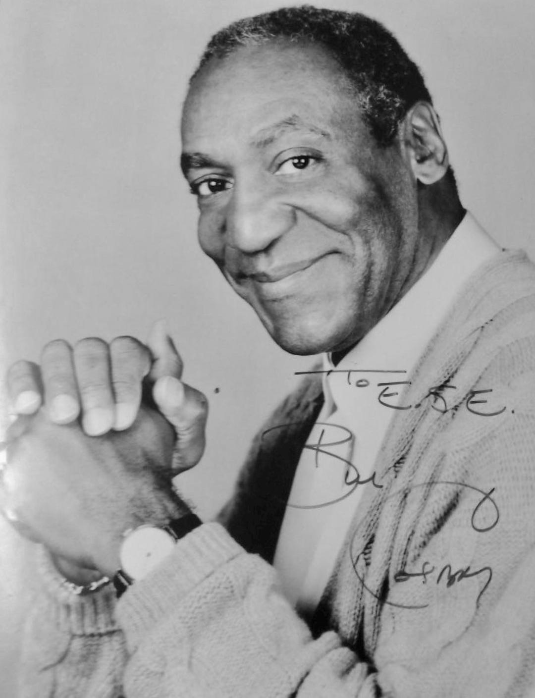 Bill Cosby Autographed Poster B&W 1980s-90s Approx. 18" X 24" - Etsy