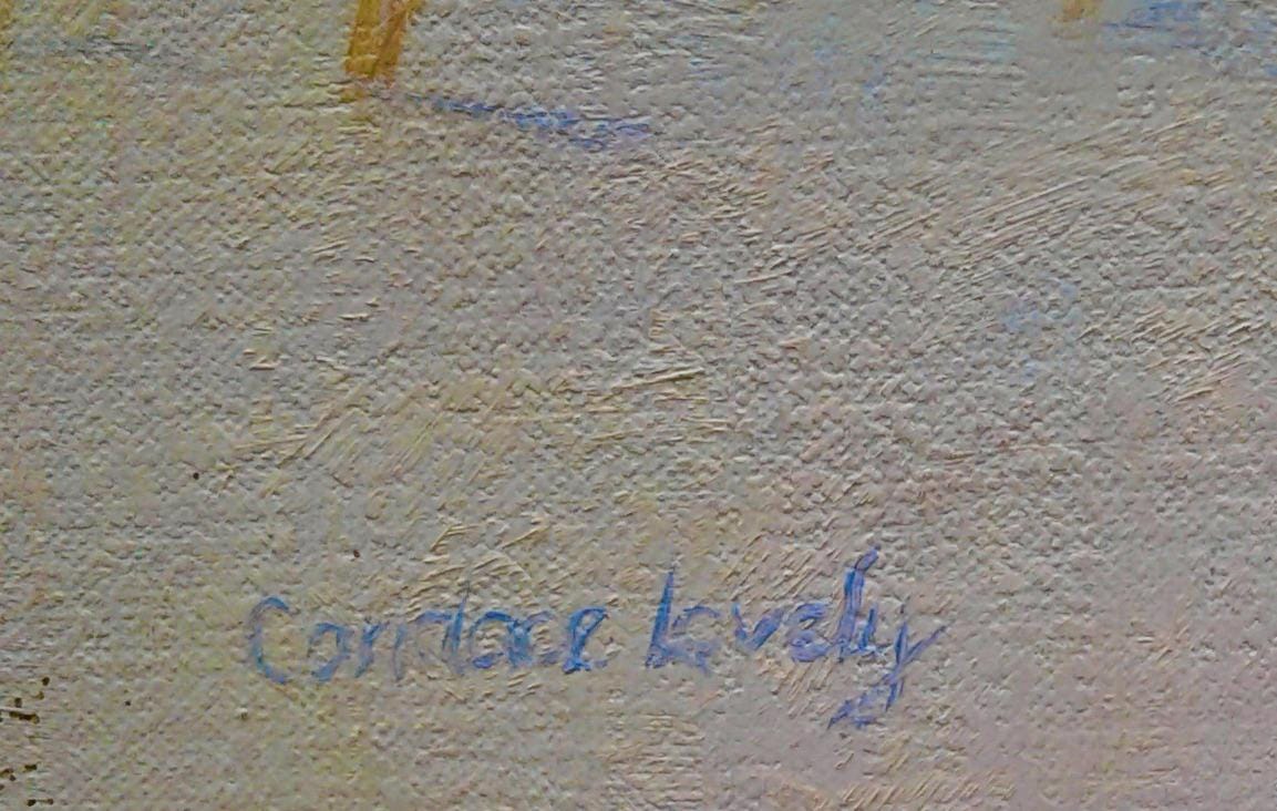 Candace Lovely Original "woman on Beach" Painting Cape Cod 14 1/4" X 19 ...