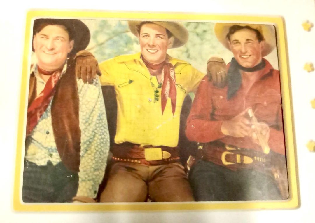 Three Mesquiteers Framed Tearsheet: 1940s Cowboy Movie Memorabilia 7" X ...