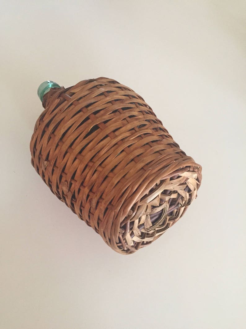 Rare Vintage Wicker Wrapped Viresa Wine Jug | Etsy