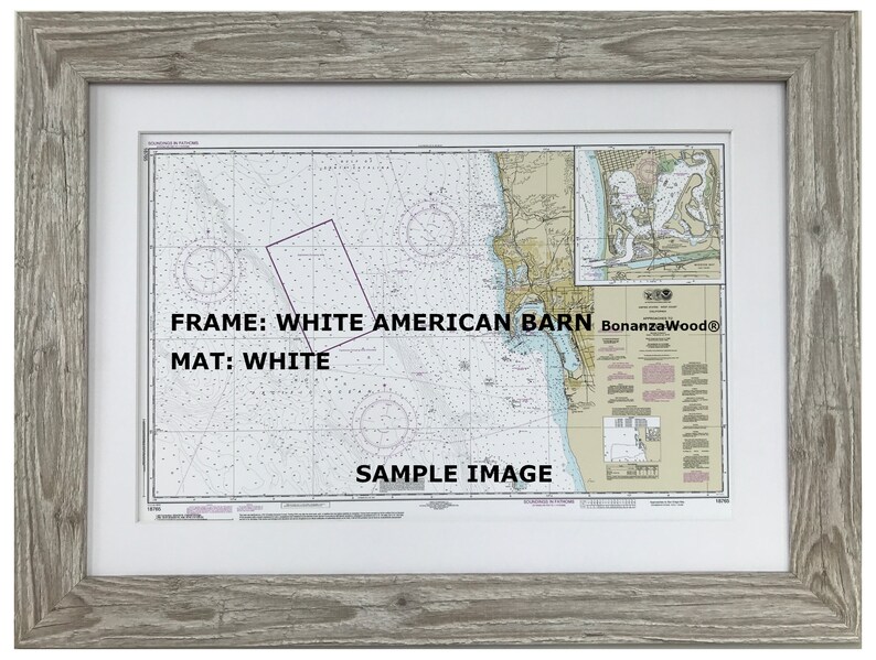 Framed Nautical Map 12367 : North Shore of Long Island Sound - Etsy