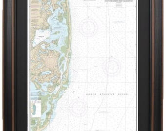 Nautical Map of the Gulf of Maine and Georges Bank - Etsy