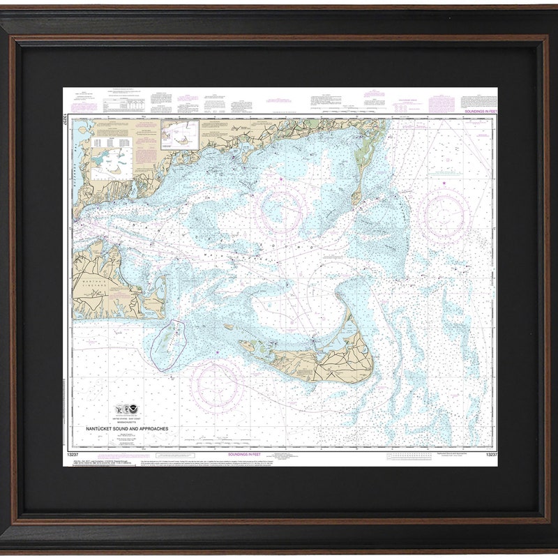 Nautical Map Art - Etsy