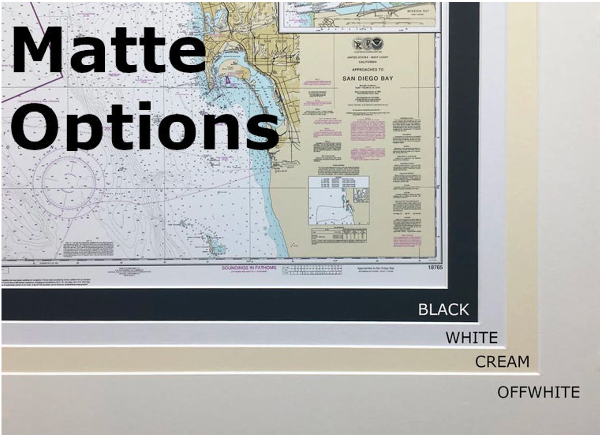 Framed Nautical Chart San Francisco Bay-southern - Etsy