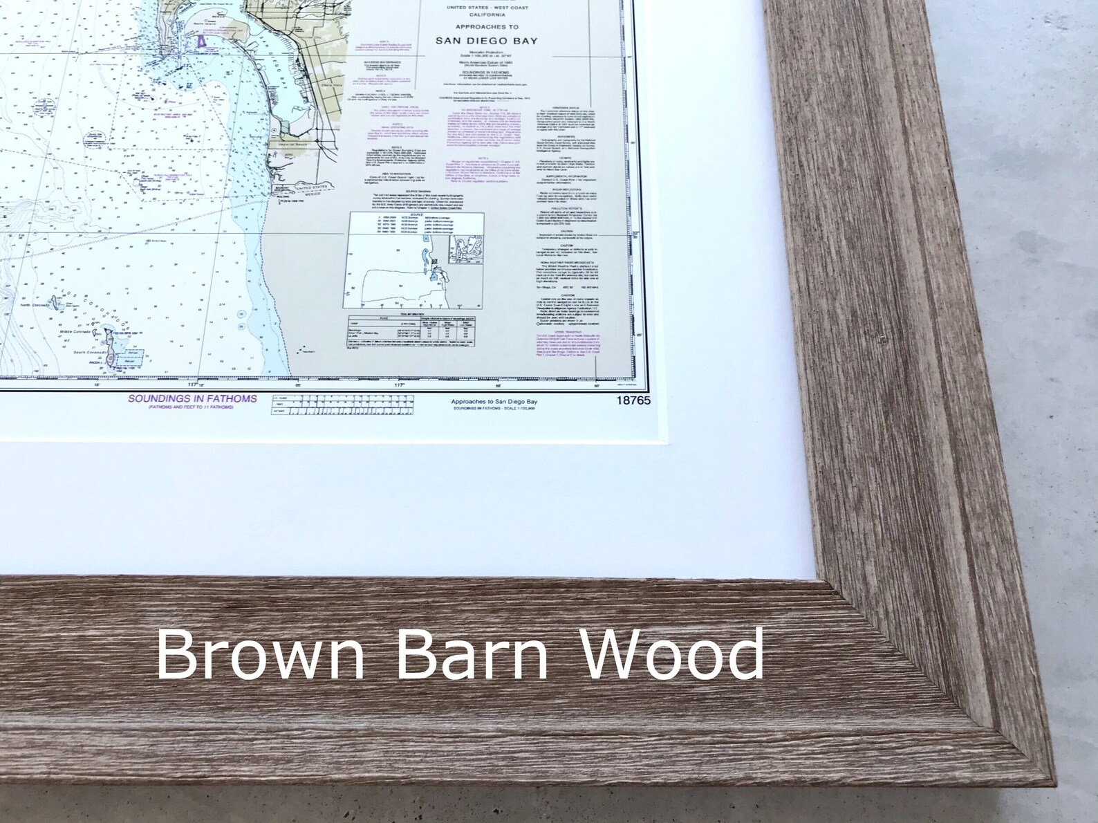 Framed Nautical Map 12350 : Jamaica Bay to Rockaway Inlet NY | Etsy